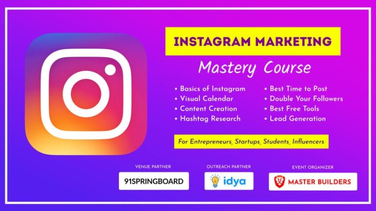 FREE Instagram Training: Learn How to Use Instagram for Marketing ...